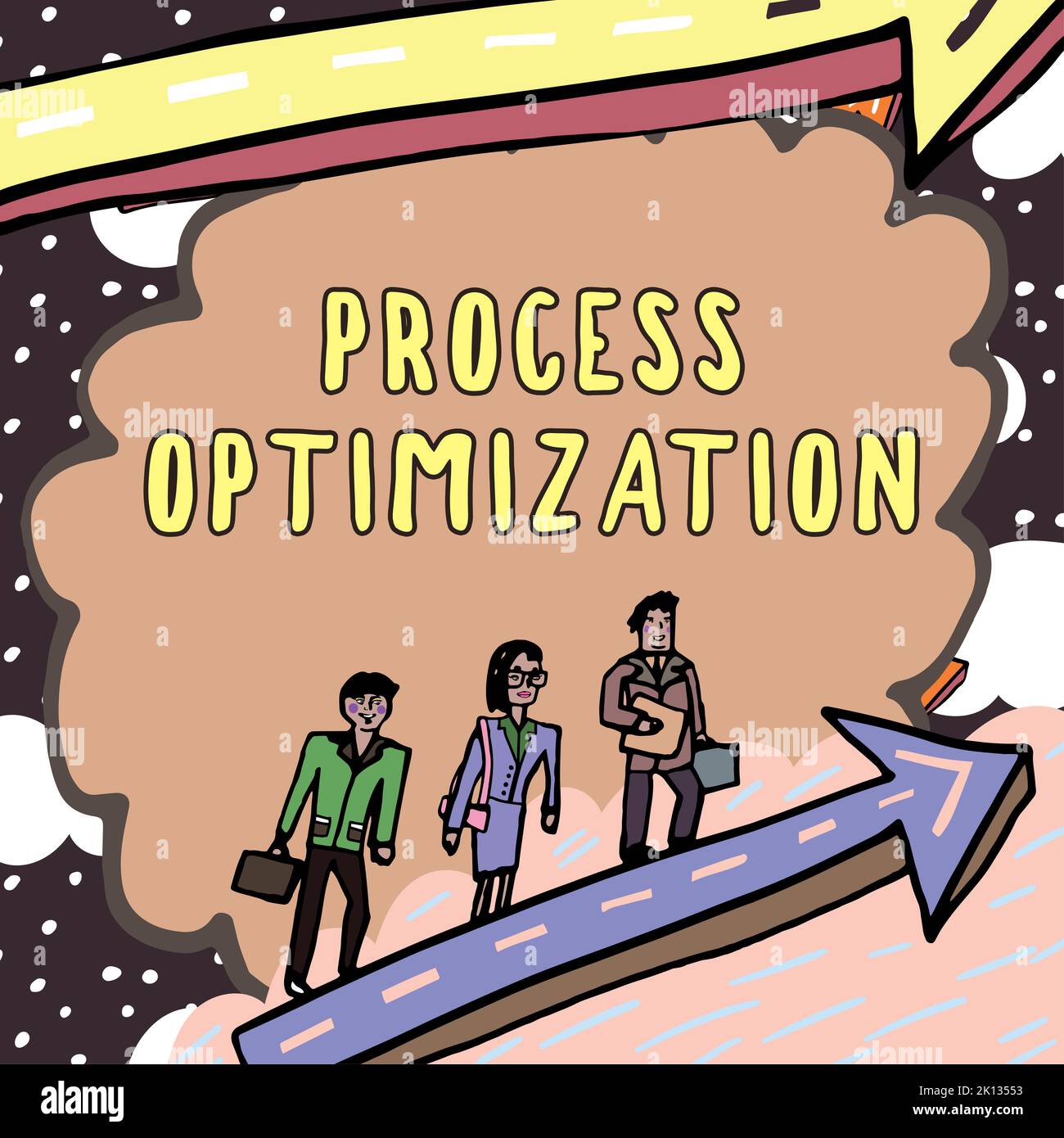 Sign displaying Process Optimization. Business idea Improve ...