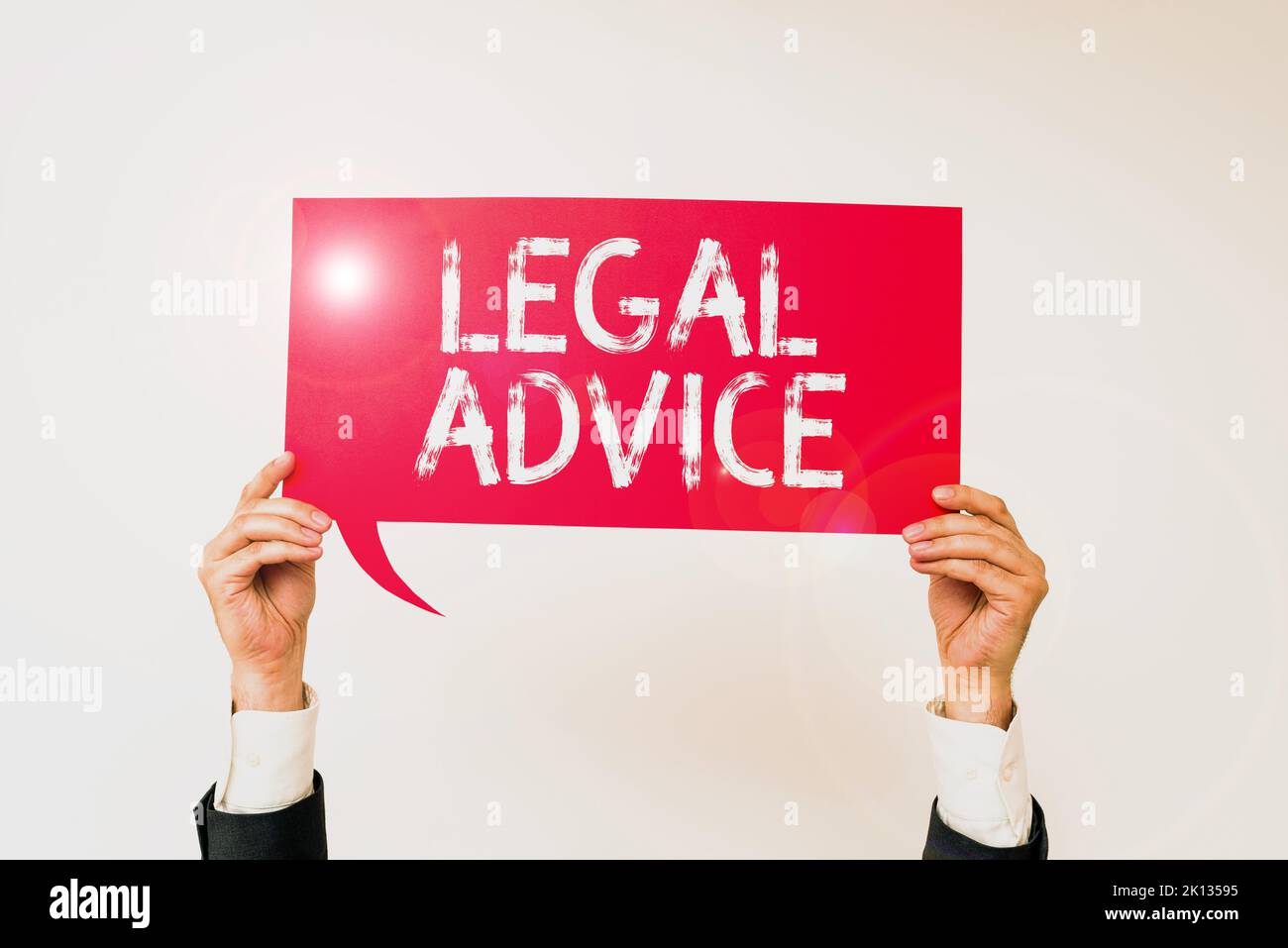 Sign displaying Legal Advice. Business concept Lawyer opinion about law ...