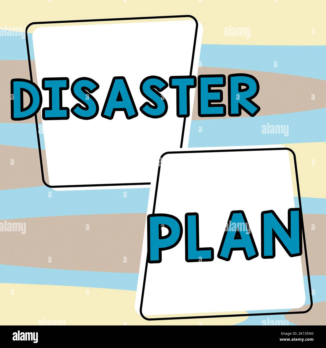 Text sign showing Disaster Plan. Conceptual photo Respond to Emergency ...