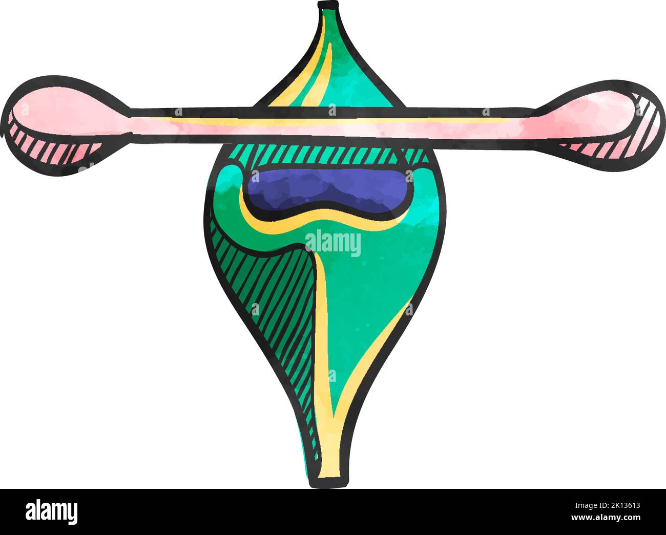 International canoe Cut Out Stock Images & Pictures - Alamy