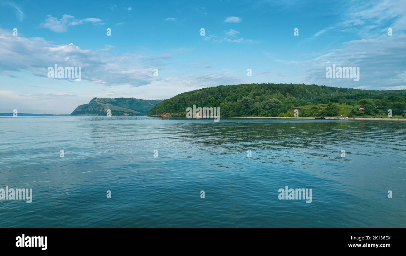 Travel to Russia, the Volga River, Central Russia, Samara Luka. Summer ...