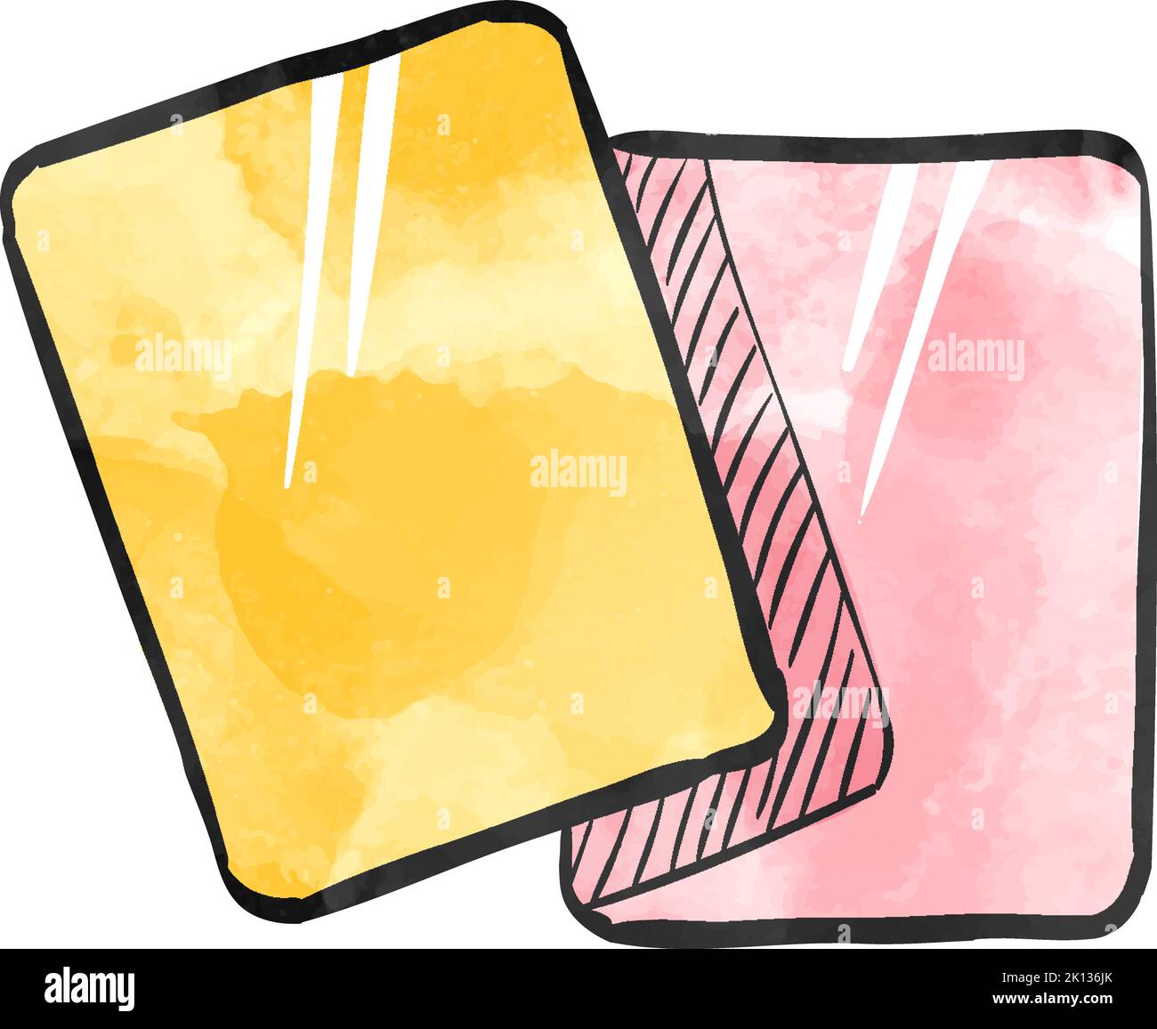 Red card, yellow card in football Stock Vector Images - Alamy