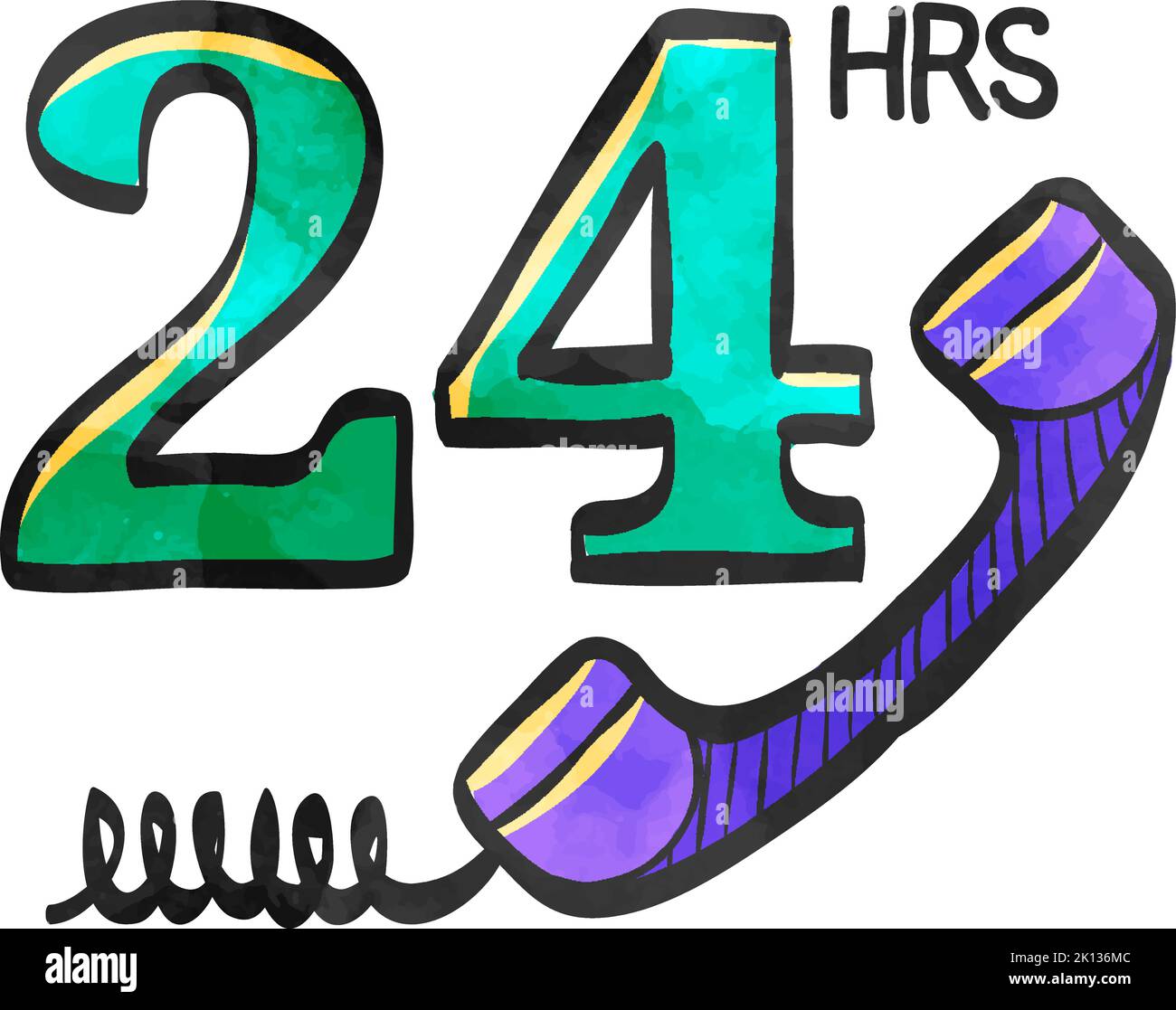 24 colors Stock Vector Images - Alamy