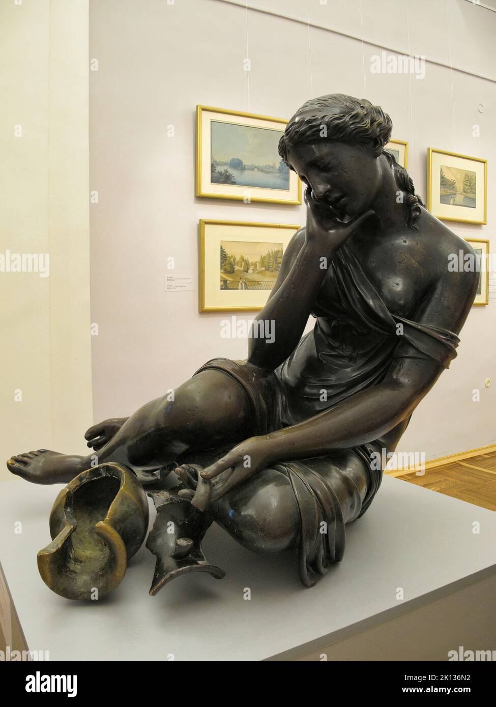 The Cameron Gallery in the park surrounding Catherine Palace, located ...