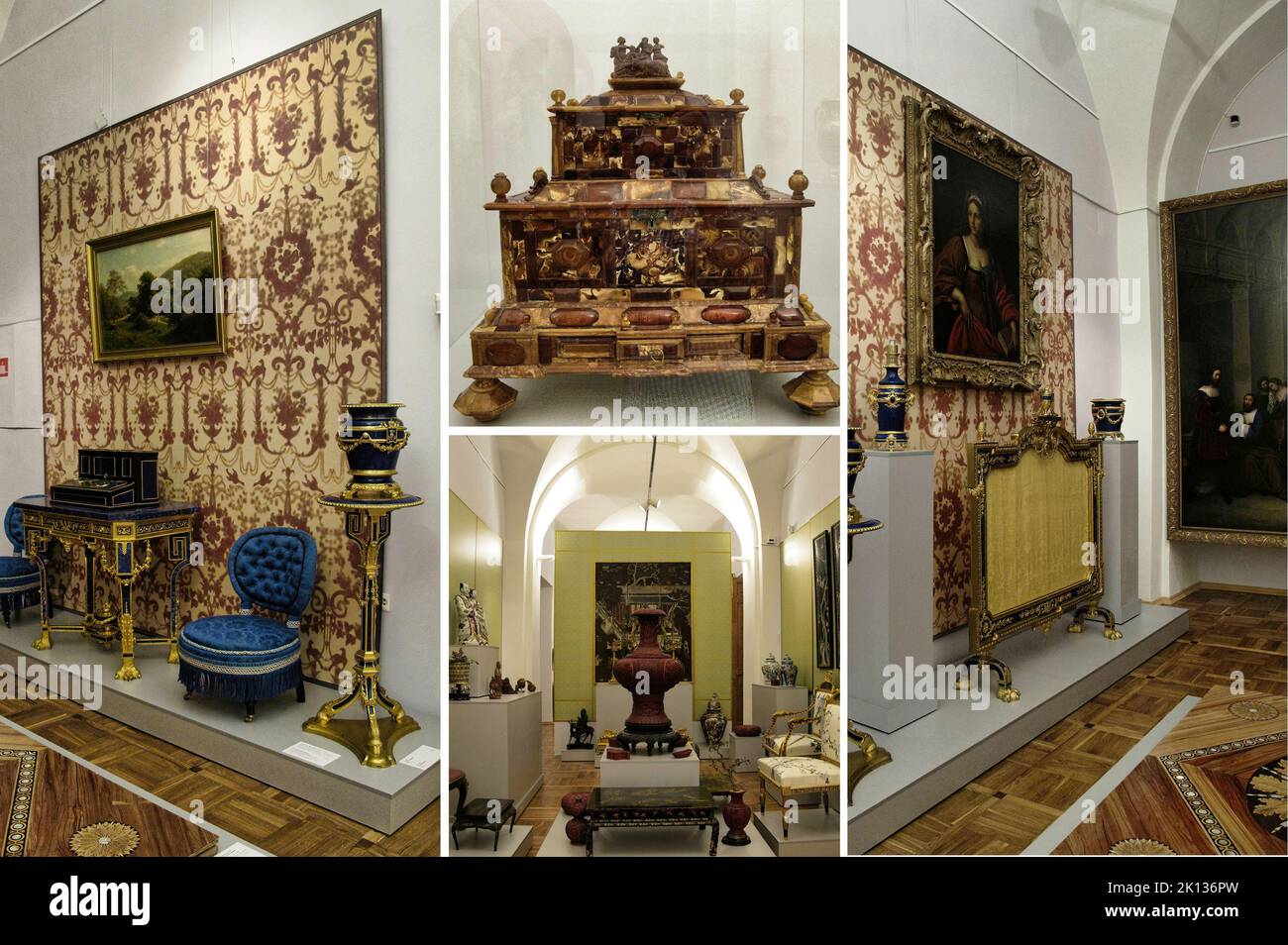 The Cameron Gallery in the park surrounding Catherine Palace, located ...