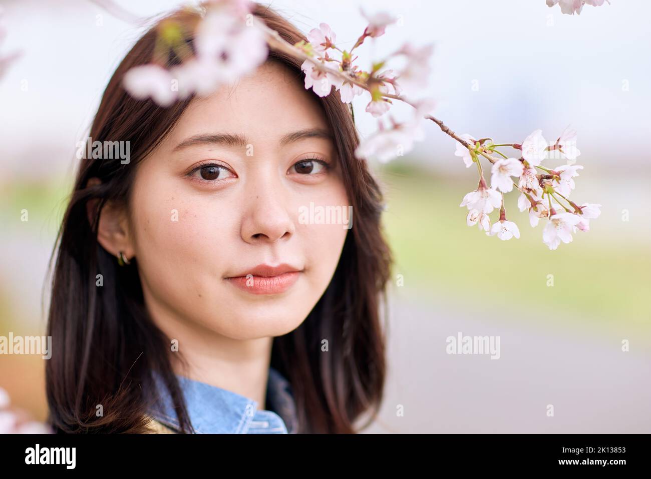 Japanese woman portrait Stock Photo - Alamy
