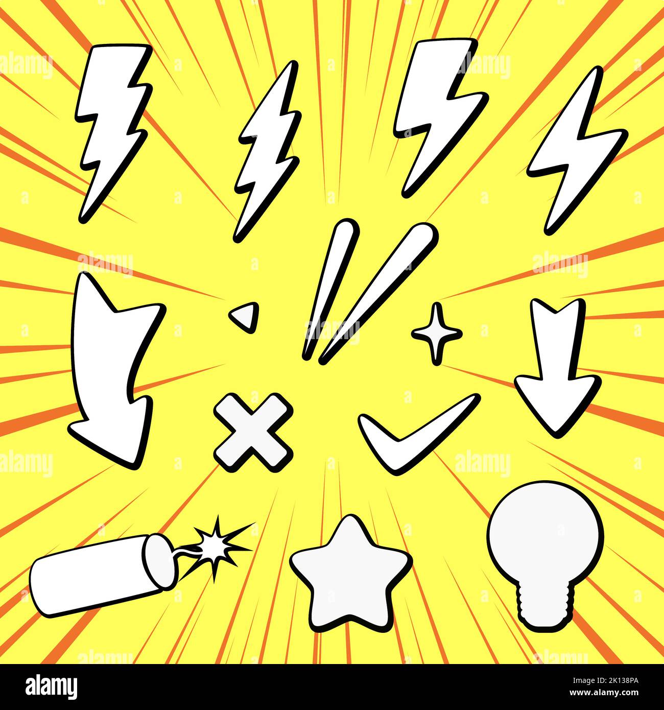 Thunder cartoon hi-res stock photography and images - Alamy