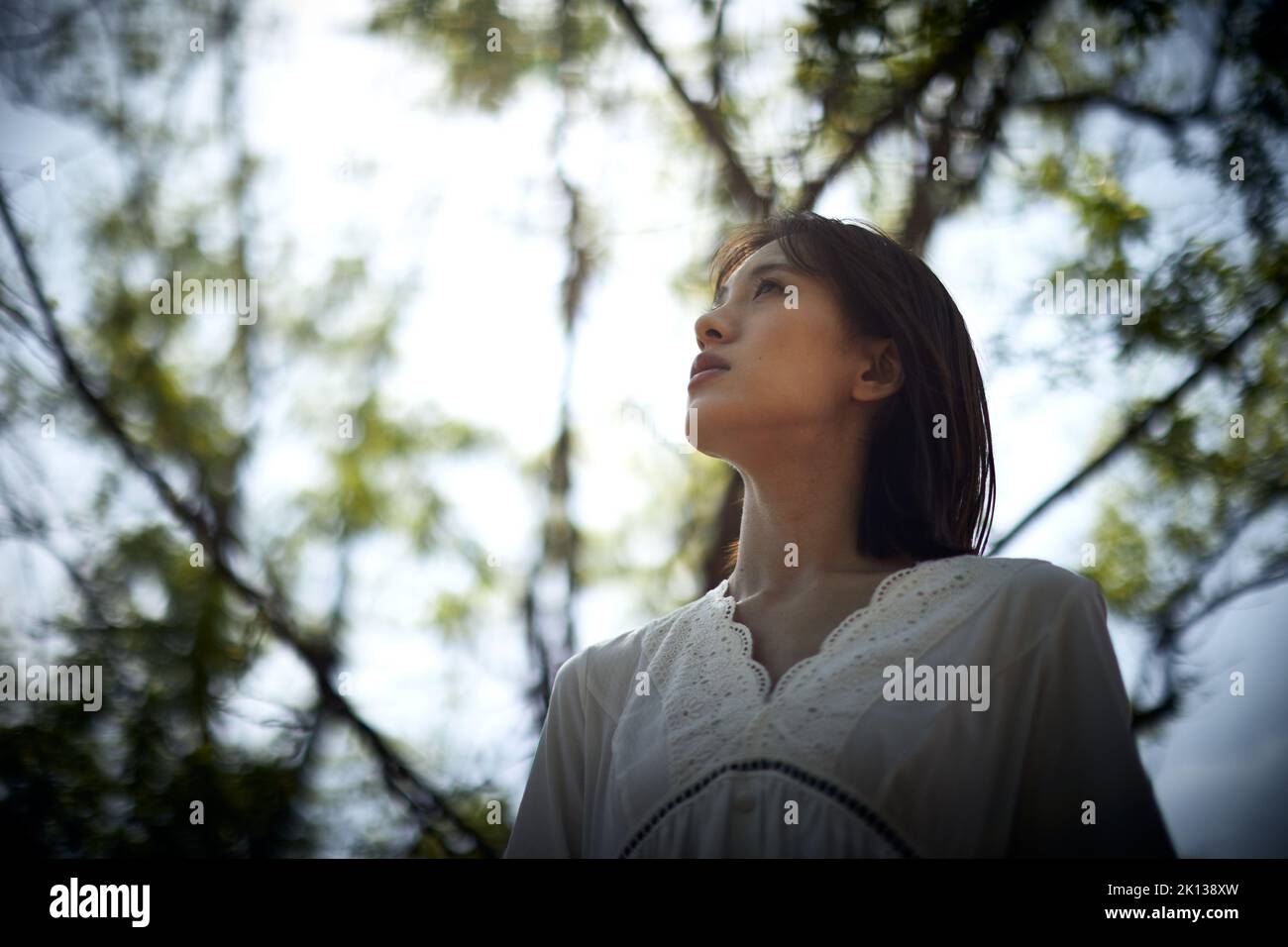 Japanese woman portrait Stock Photo - Alamy