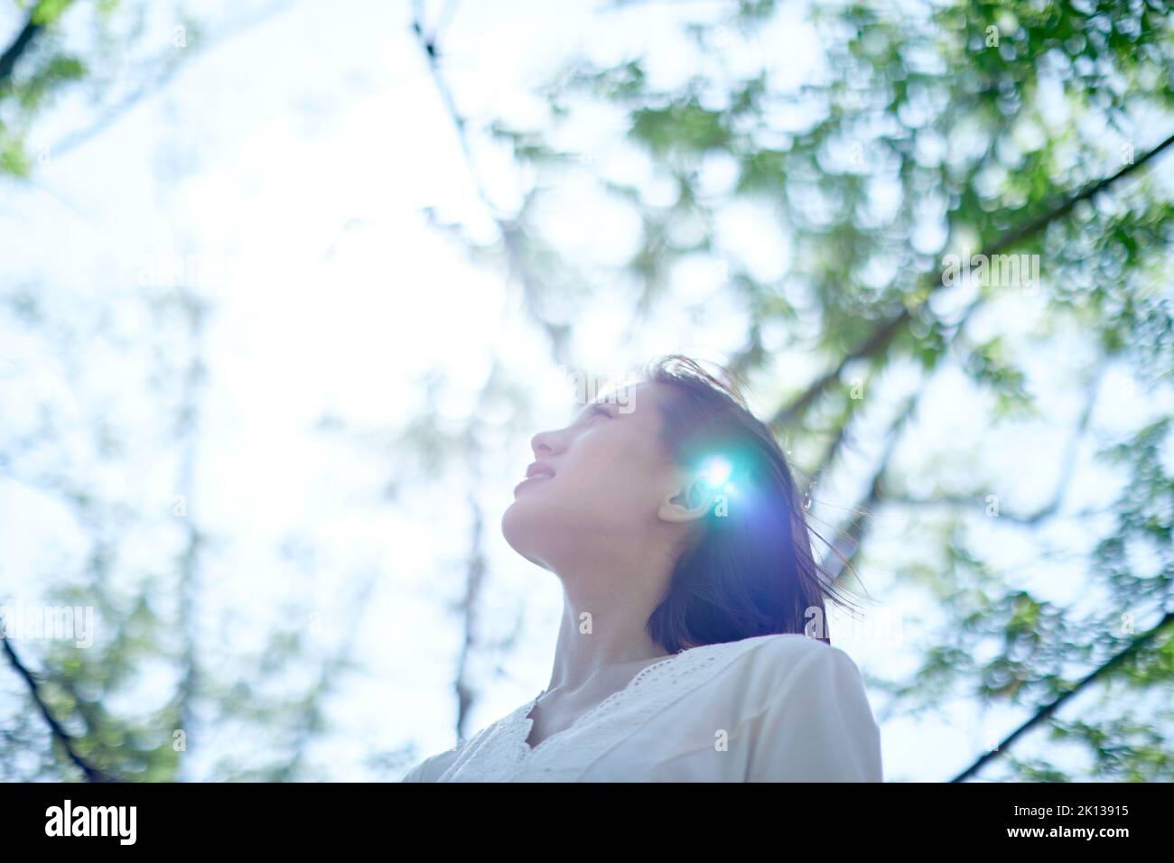 Japanese woman portrait Stock Photo - Alamy