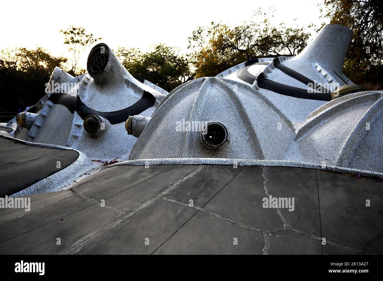 Amdavad ni Gufa, cave-like underground art gallery designed by the ...