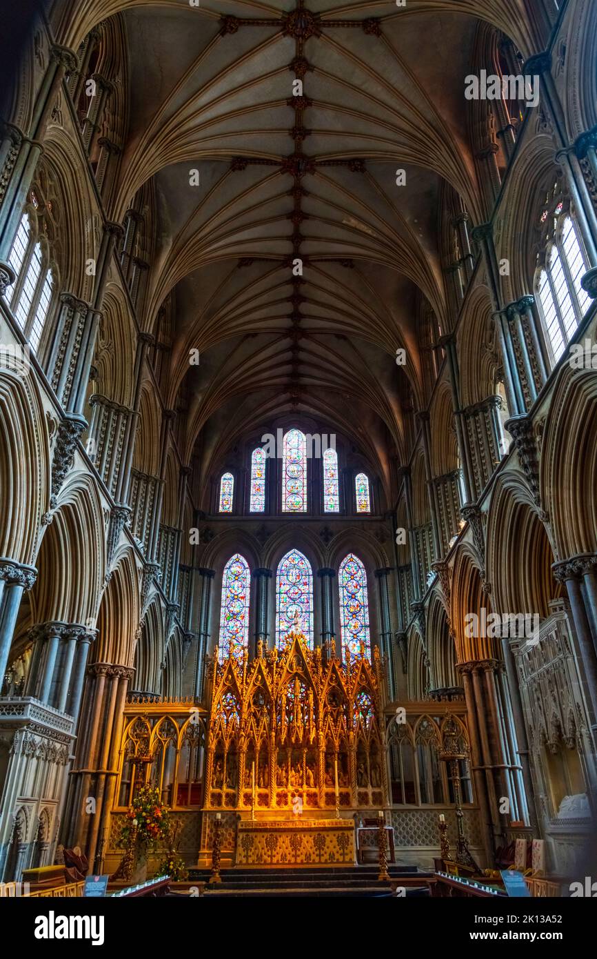 Interior, Ely Cathedral, Ely, Cambridgeshire, England, United Kingdom ...