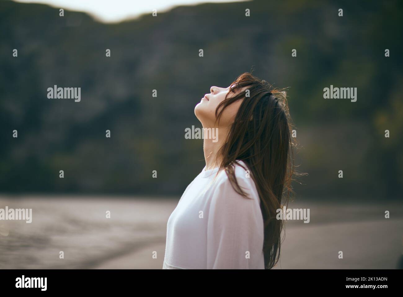 Japanese woman portrait Stock Photo - Alamy