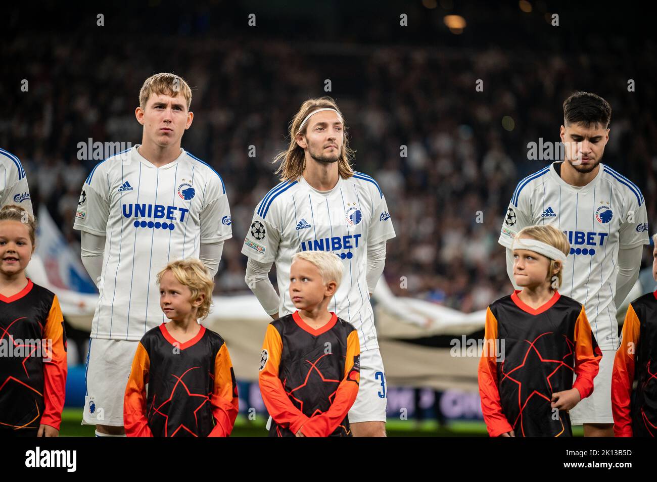 Copenhagen, Denmark. 14th Sep, 2022. Isak Johannesson, Rasmus Falk and ...