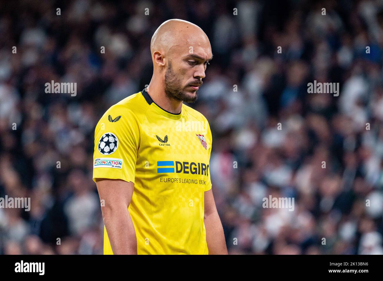 Copenhagen, Denmark. 14th Sep, 2022. Goalkeeper Marko Dmitrovic (1) of ...