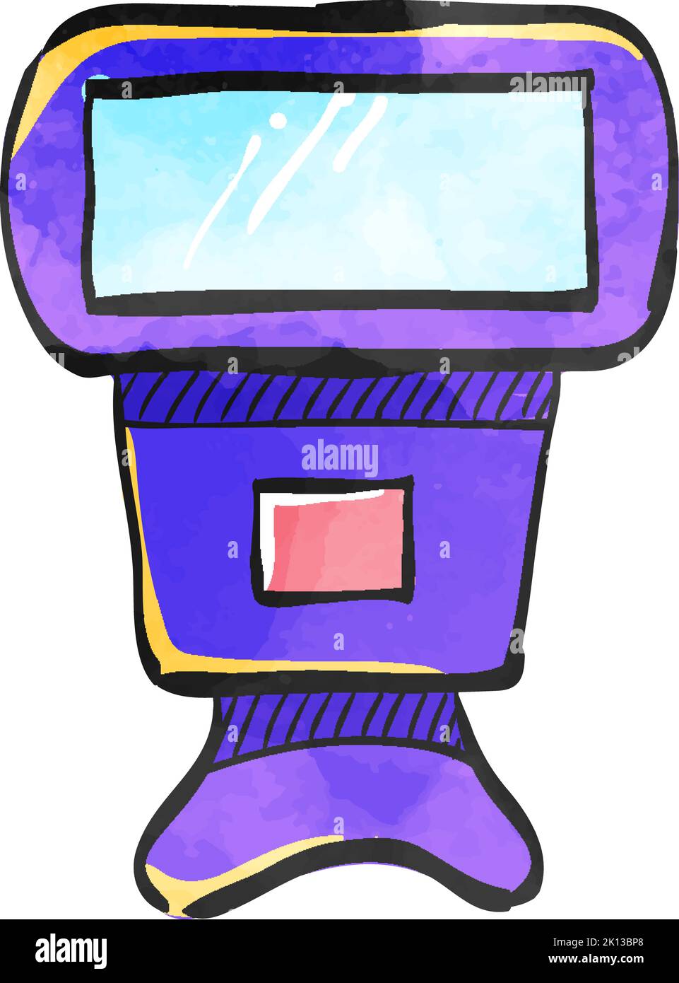 External flash camera icon Stock Vector Images - Alamy