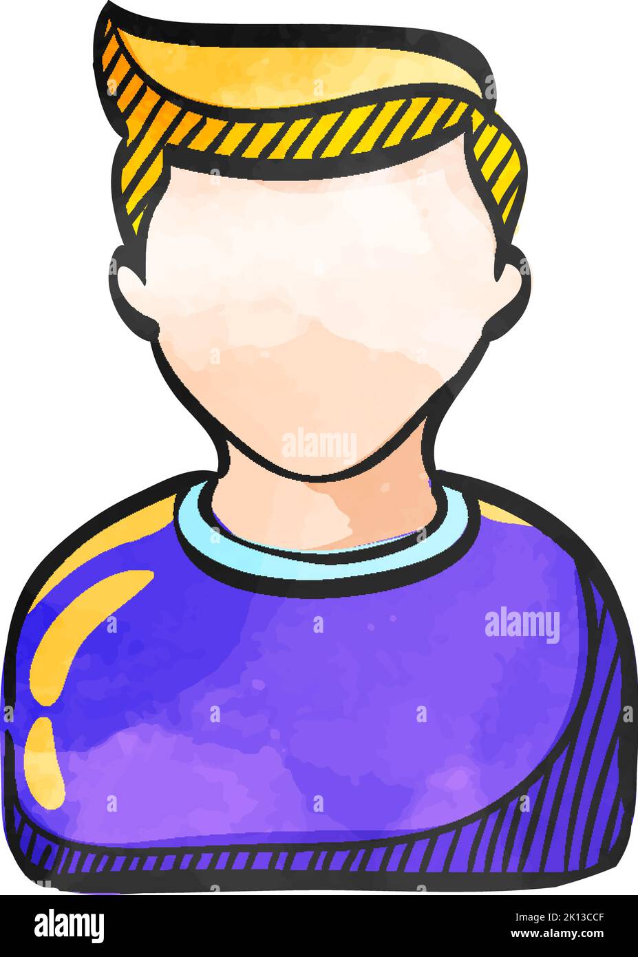 Man check face in Stock Vector Images - Alamy