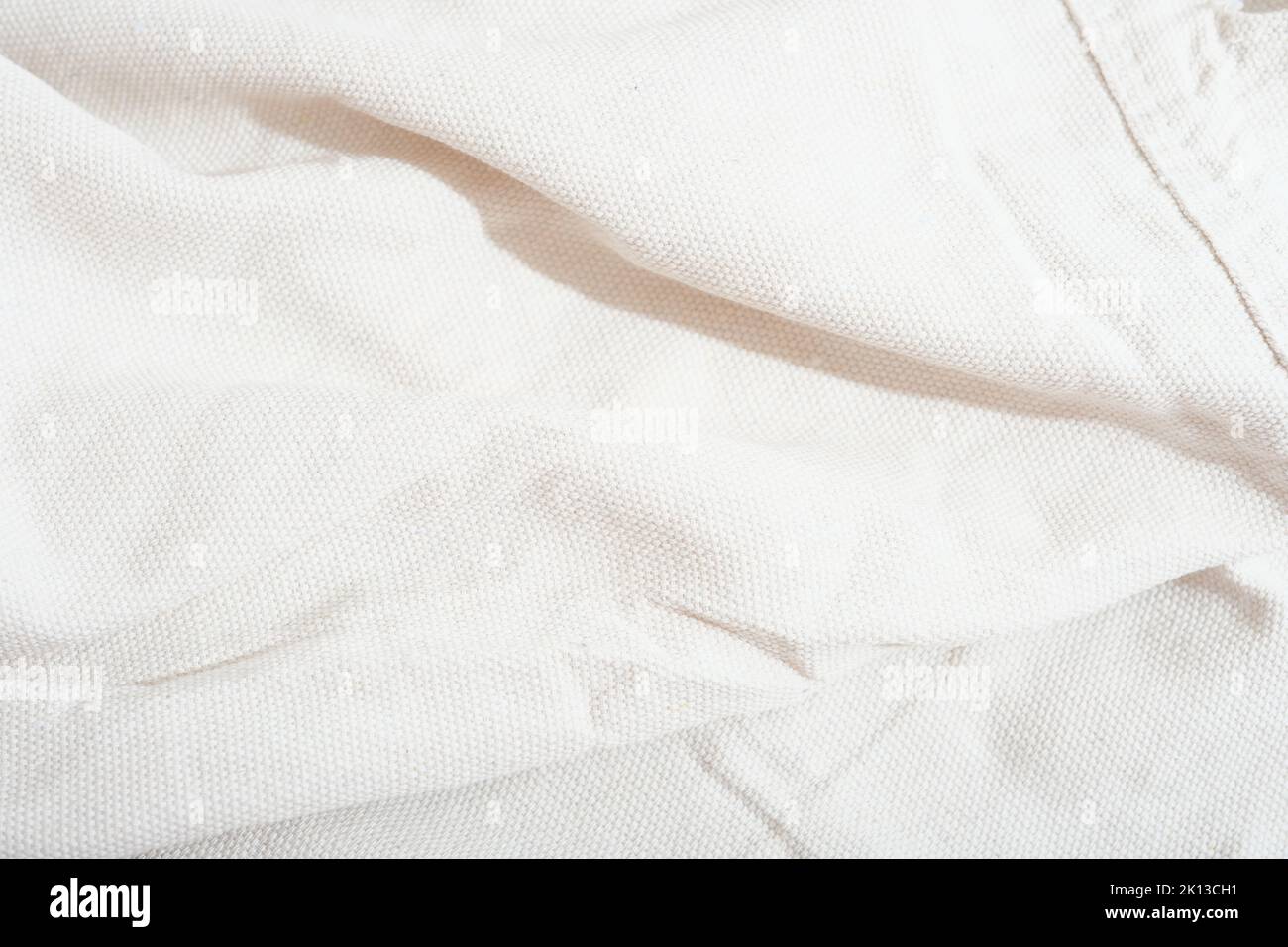 rough cotton and linen fabric, natural undyed fabric for house textile ...