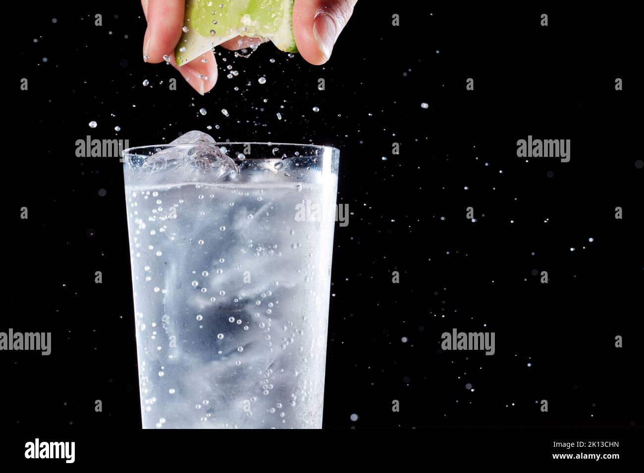 Glass of soda Stock Photo - Alamy