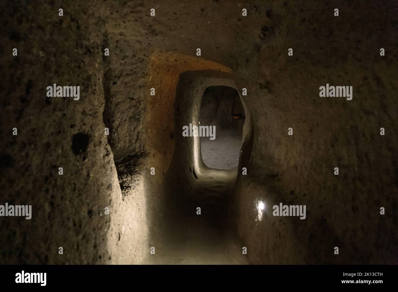 KAYMAKLI, TURKEY - OCTOBER 5, 2020: This is one of the underground ...