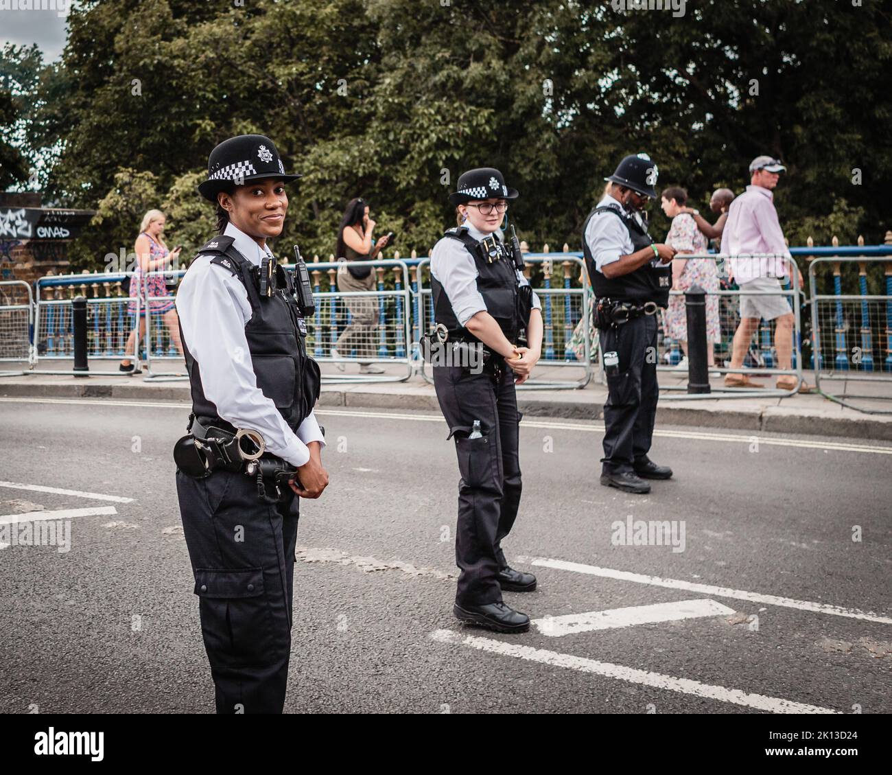 Police officers at the Notting Hill carnival 2022 Stock Photo - Alamy