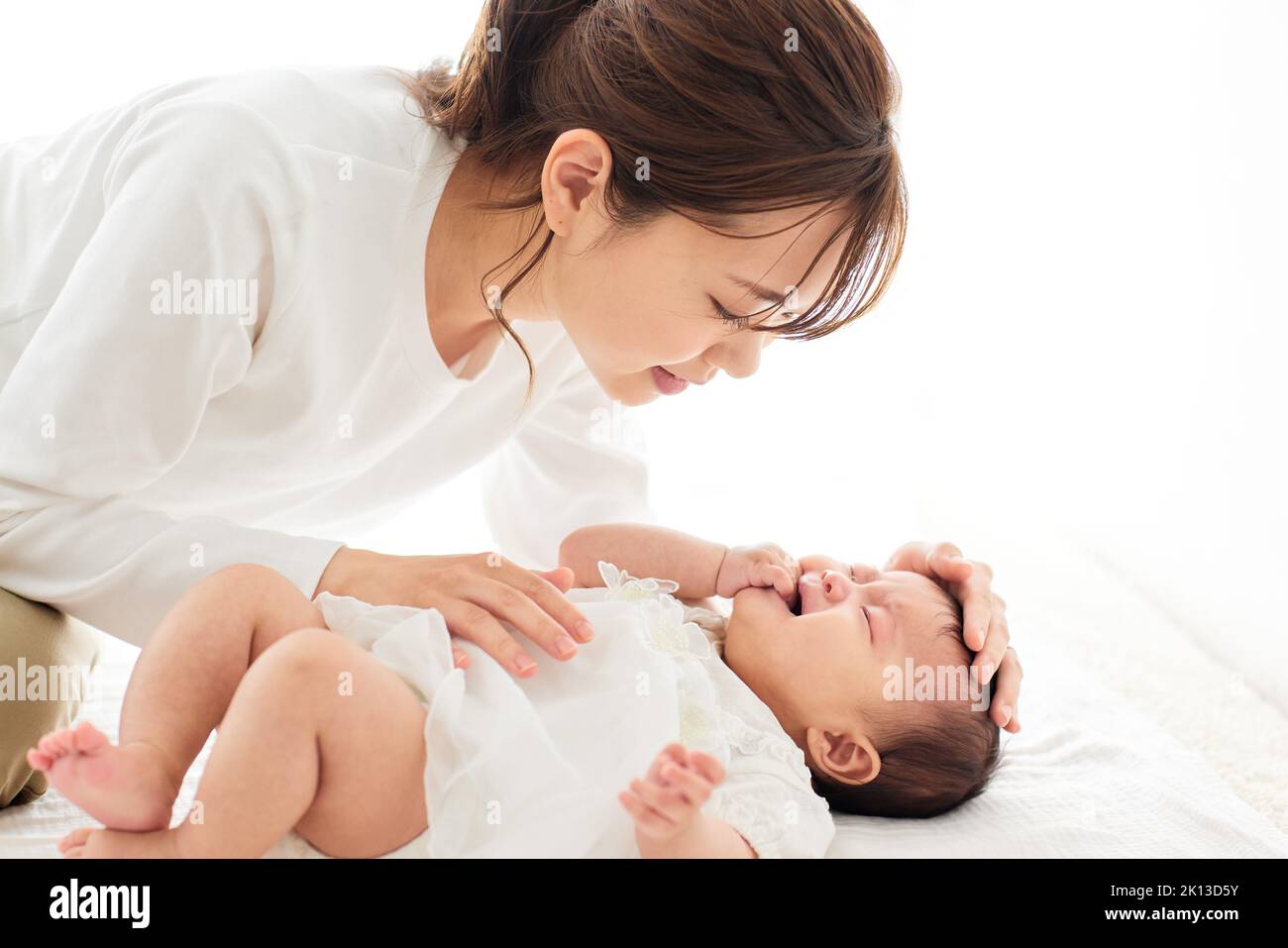 Japanese newborn with mother Stock Photo - Alamy