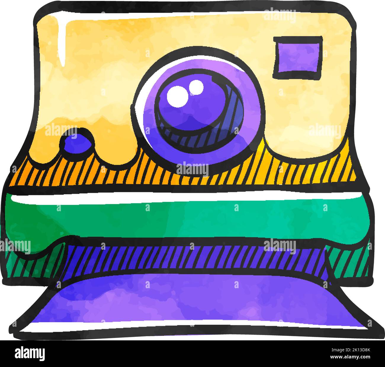 Instant camera icon in Stock Vector Images - Alamy