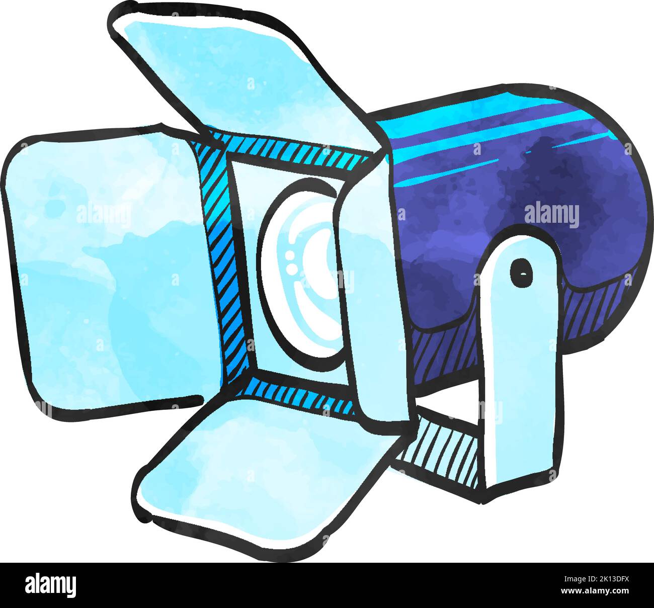 Floodlight icon cartoon style hi-res stock photography and images - Alamy