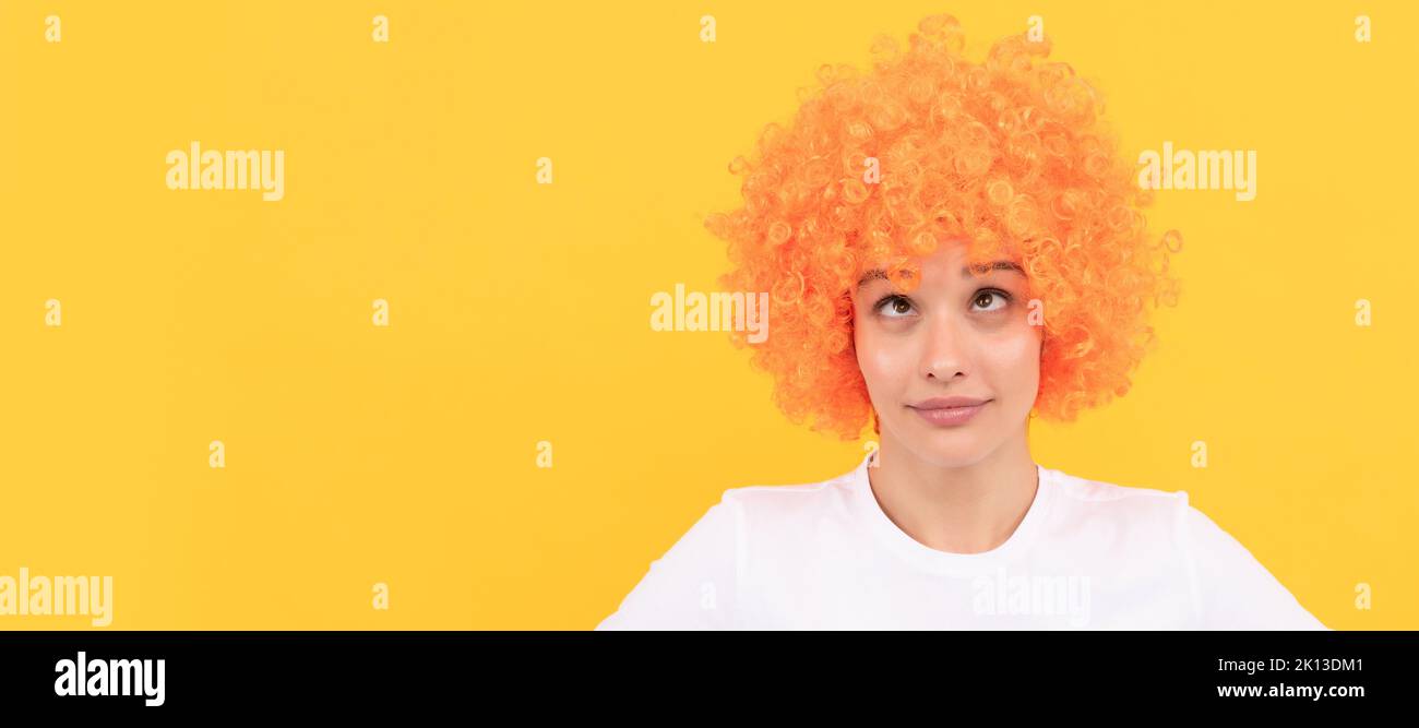 what is that. april fools day. cheerful lady having fun. going crazy ...