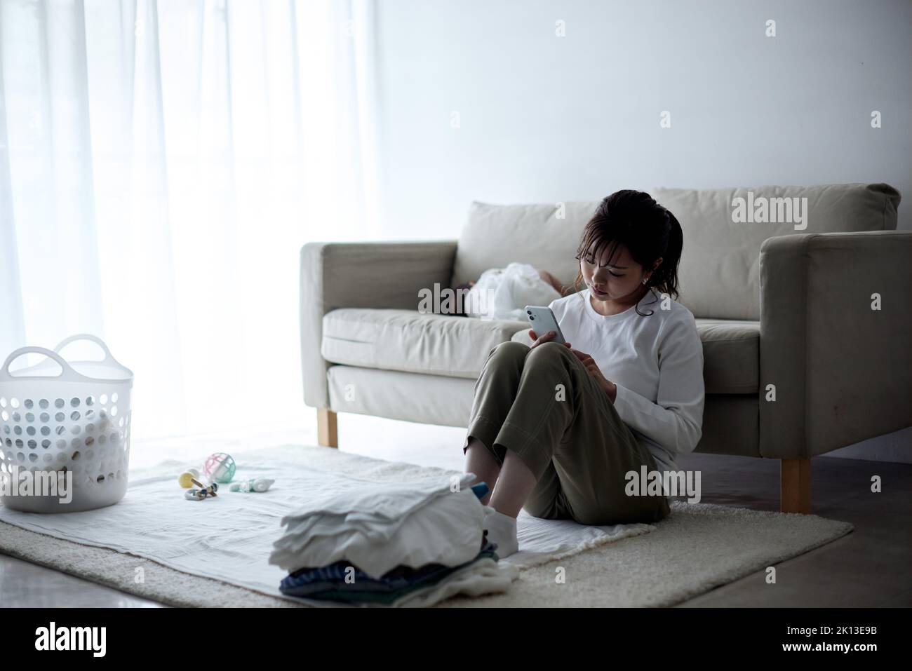 Japanese newborn with mother Stock Photo - Alamy