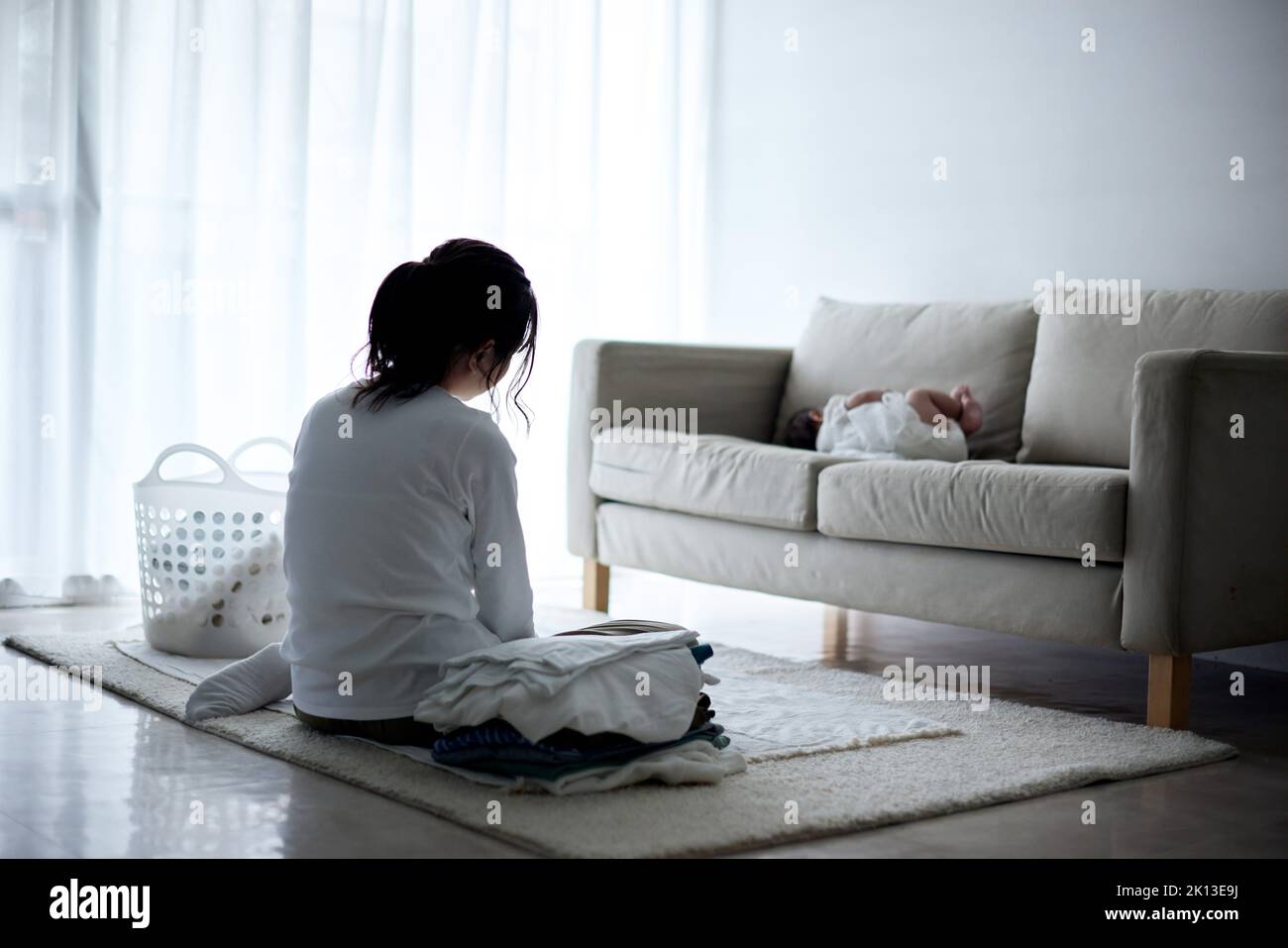 Japanese newborn with mother Stock Photo - Alamy