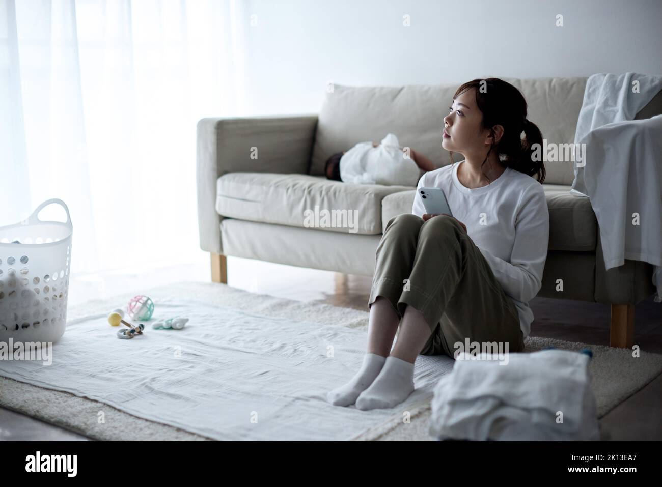 Japanese newborn with mother Stock Photo - Alamy