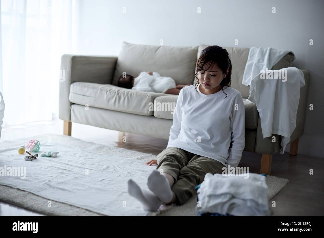 Japanese newborn with mother Stock Photo - Alamy