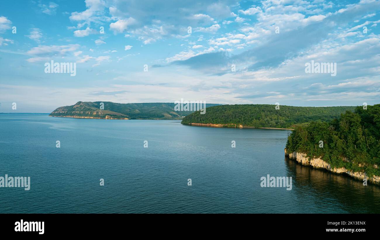 Travel to Russia, the Volga River, Central Russia, Samara Luka. Summer ...