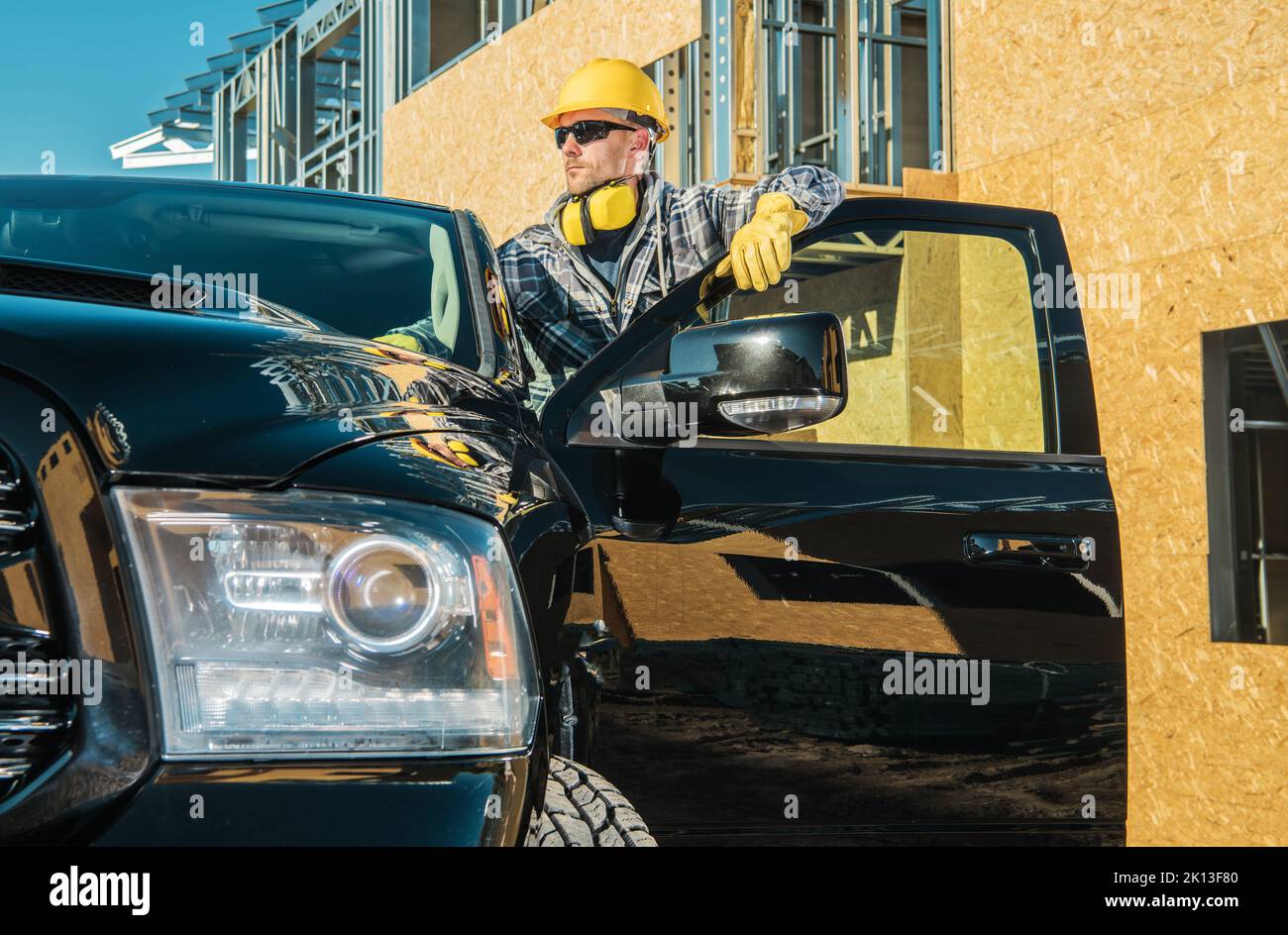 Black Work Truck