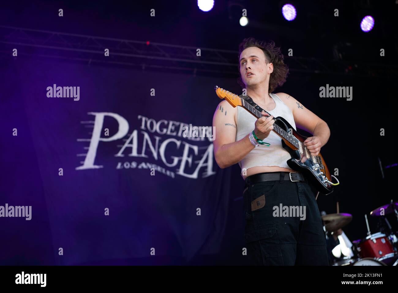 Californian band, Together Pangea live at the Tempelhof Sounds festival ...