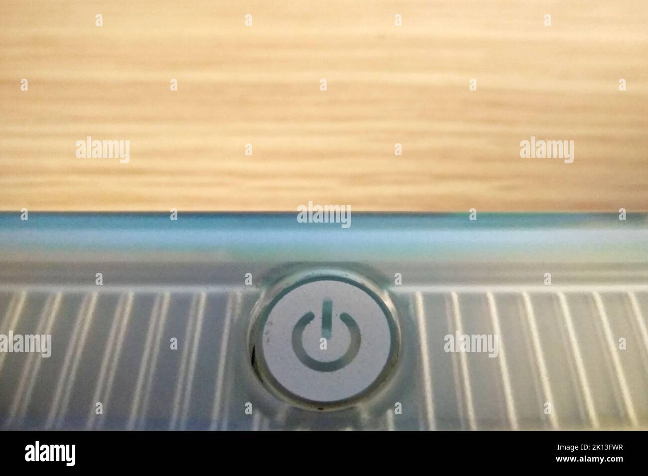 A closeup shot of a power button Stock Photo - Alamy