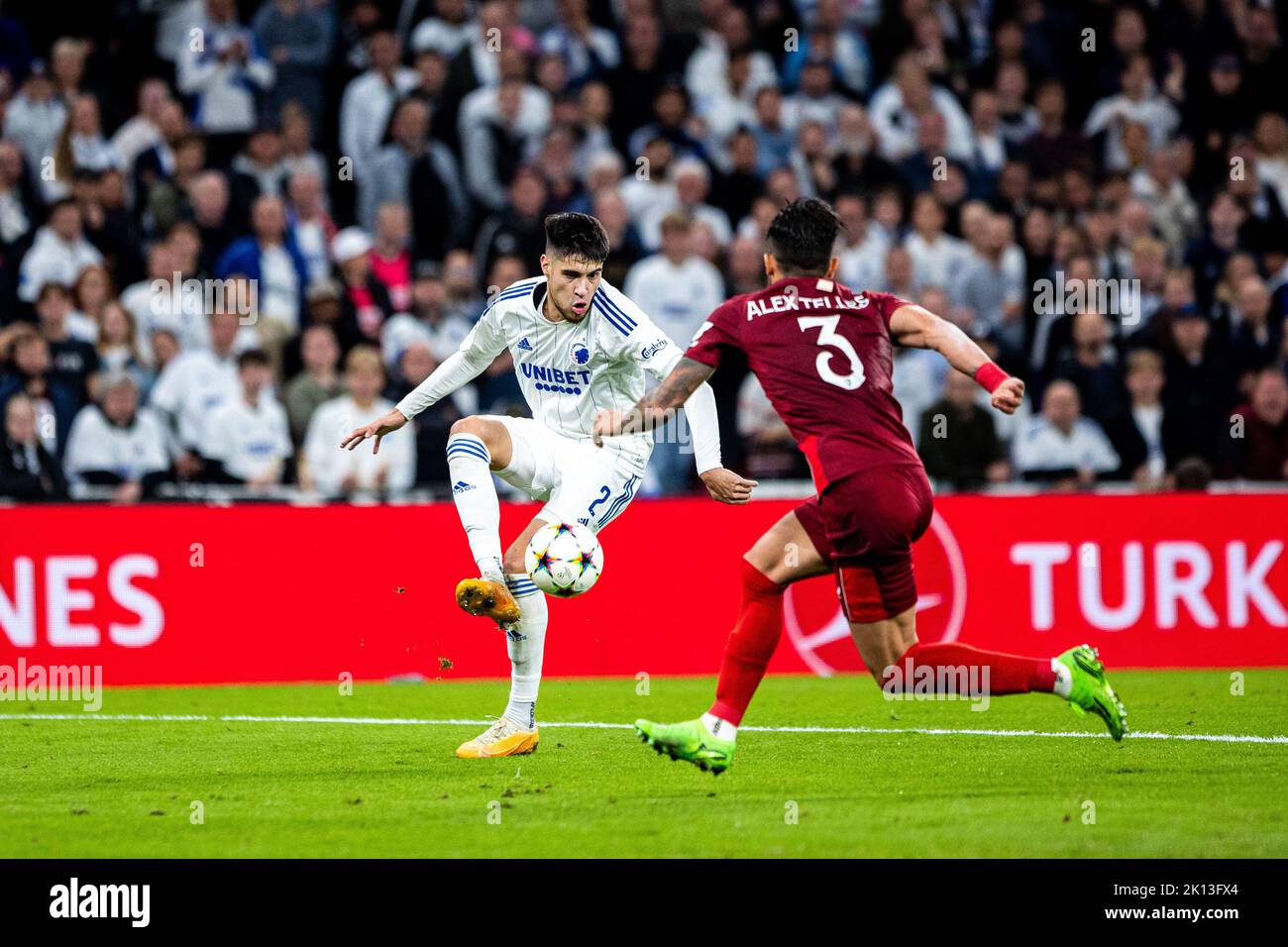 Copenhagen, Denmark. 14th Sep, 2022. Kevin Diks (2) of FC Copenhagen ...