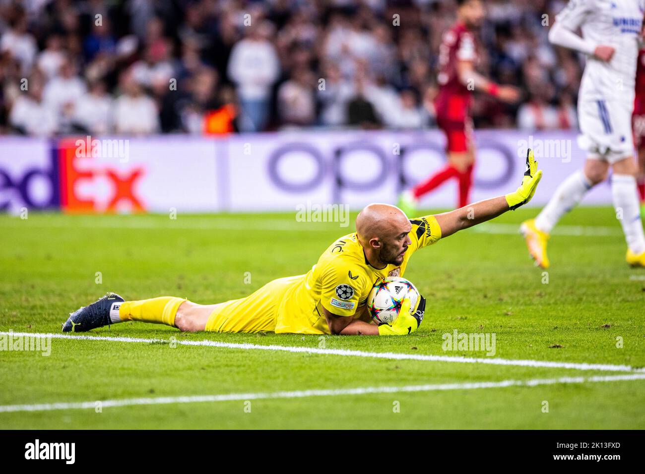 Copenhagen, Denmark. 14th Sep, 2022. Goalkeeper Marko Dmitrovic (1) of ...