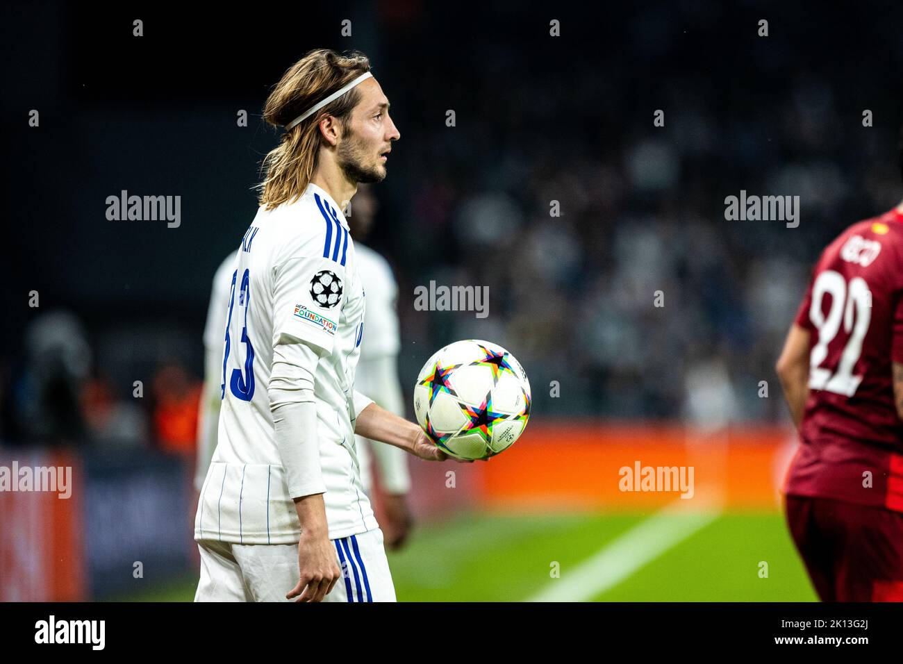 Copenhagen, Denmark. 14th Sep, 2022. Rasmus Falk (33) of FC Copenhagen ...