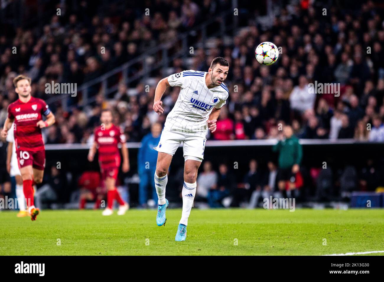 Copenhagen, Denmark. 14th Sep, 2022. Davit Khocholava (5) of FC ...