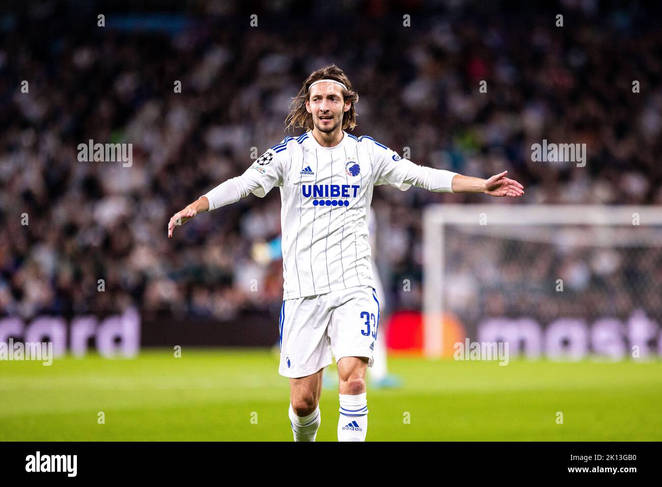 Copenhagen, Denmark. 14th Sep, 2022. Rasmus Falk (33) of FC Copenhagen seen during the UEFA ...