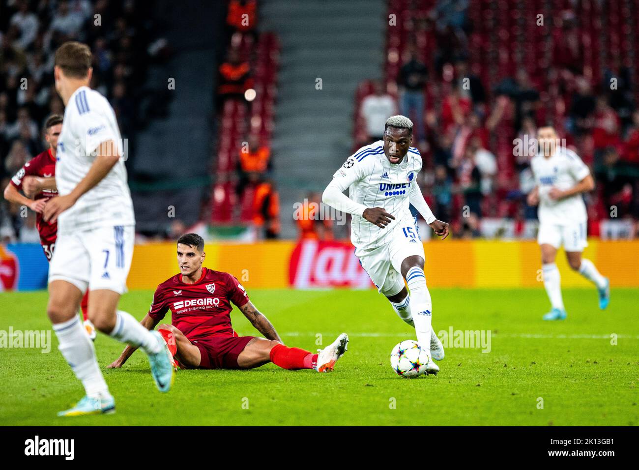 Copenhagen, Denmark. 14th Sep, 2022. Mohammed Daramy (15) of FC ...