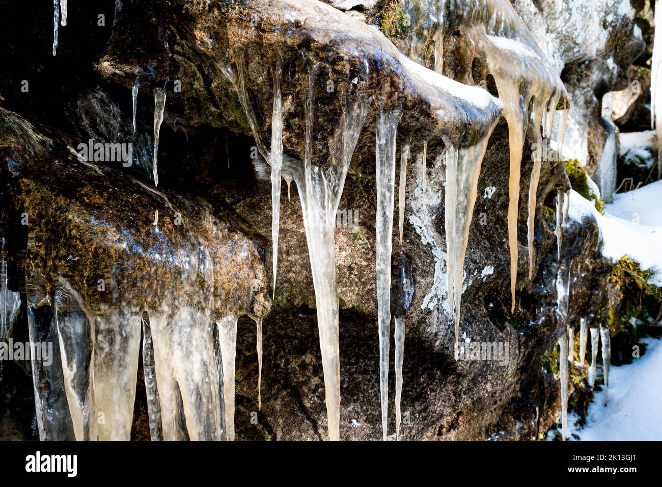 Auf dem Weg zum Grüneberg-Pass im Innereriz, Gem. Eriz, am 13.01.22 ...