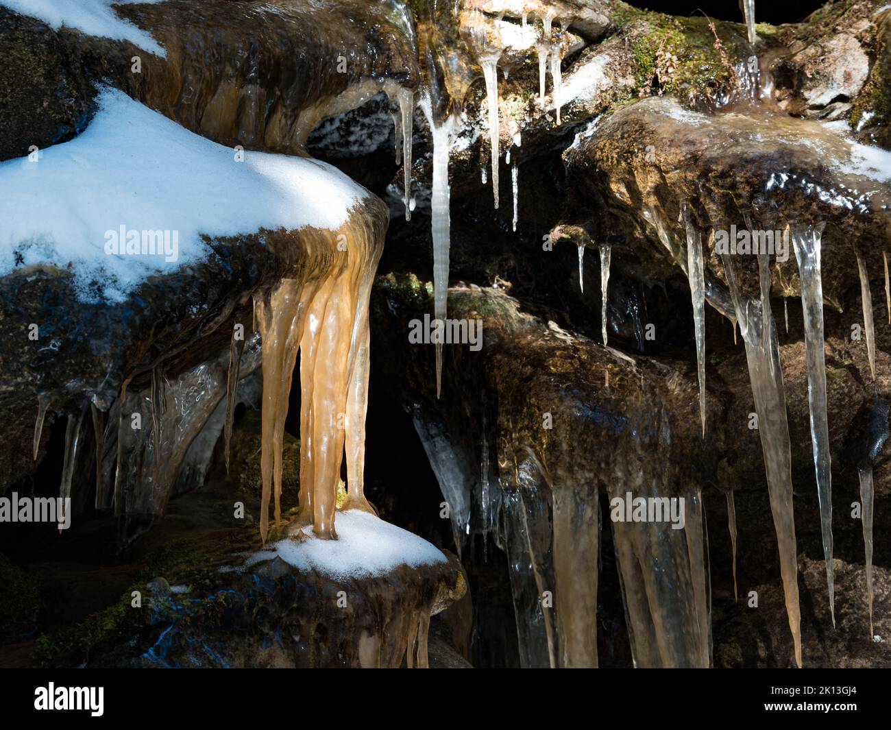 Auf dem Weg zum Grüneberg-Pass im Innereriz, Gem. Eriz, am 13.01.22 ...