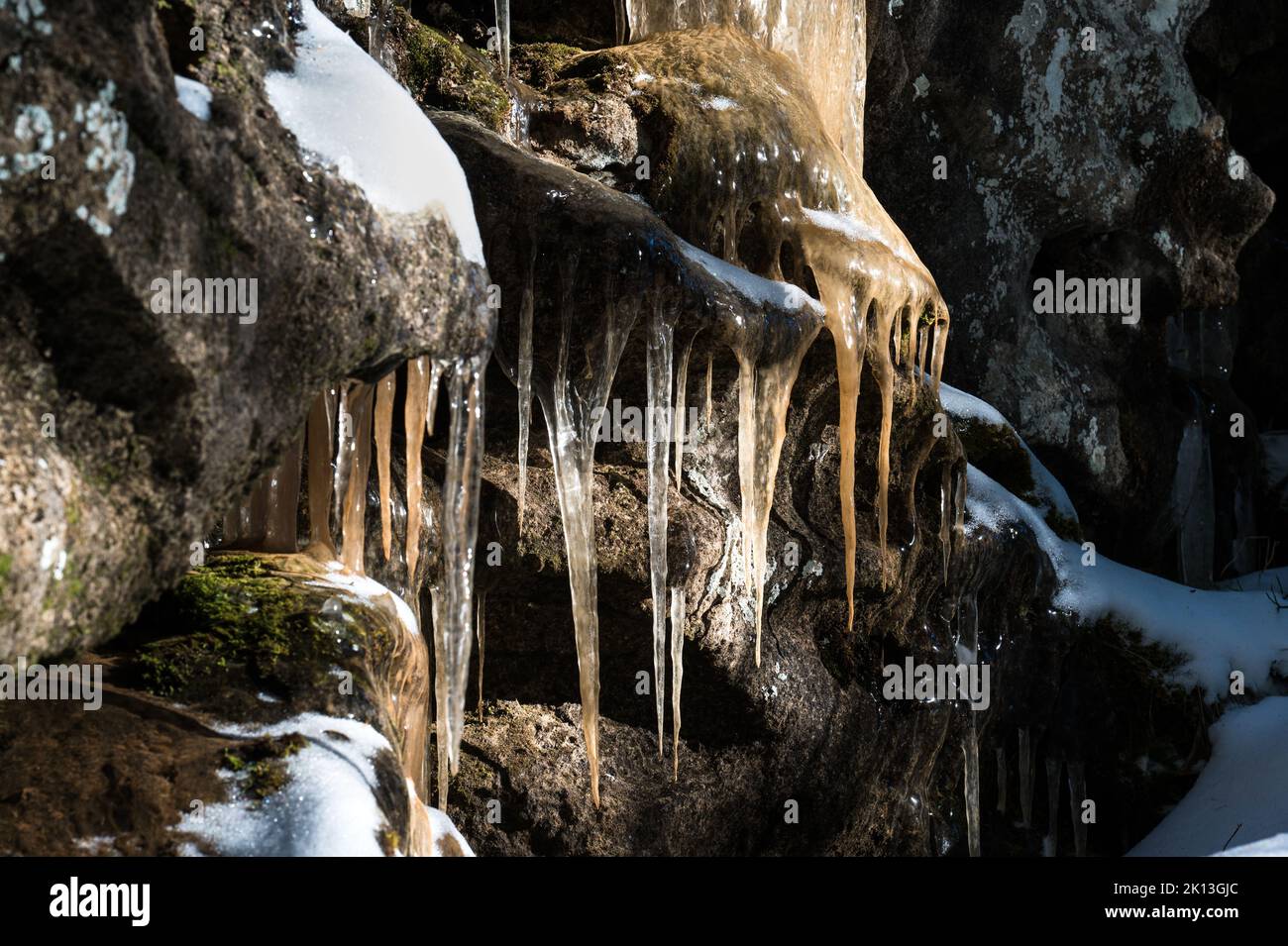Auf dem Weg zum Grüneberg-Pass im Innereriz, Gem. Eriz, am 13.01.22 ...