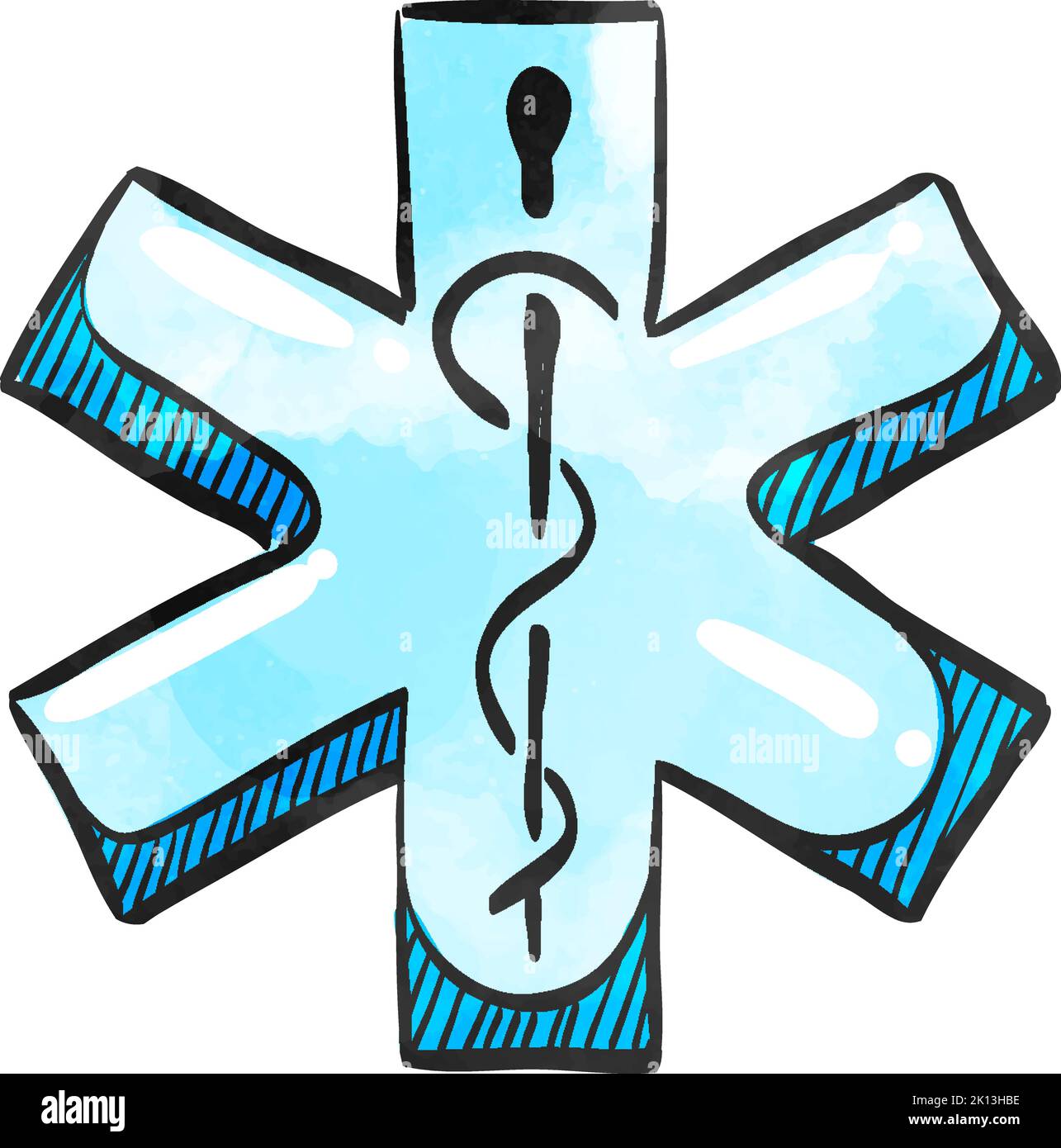 Freehand drawn cartoon medical Stock Vector Images - Alamy