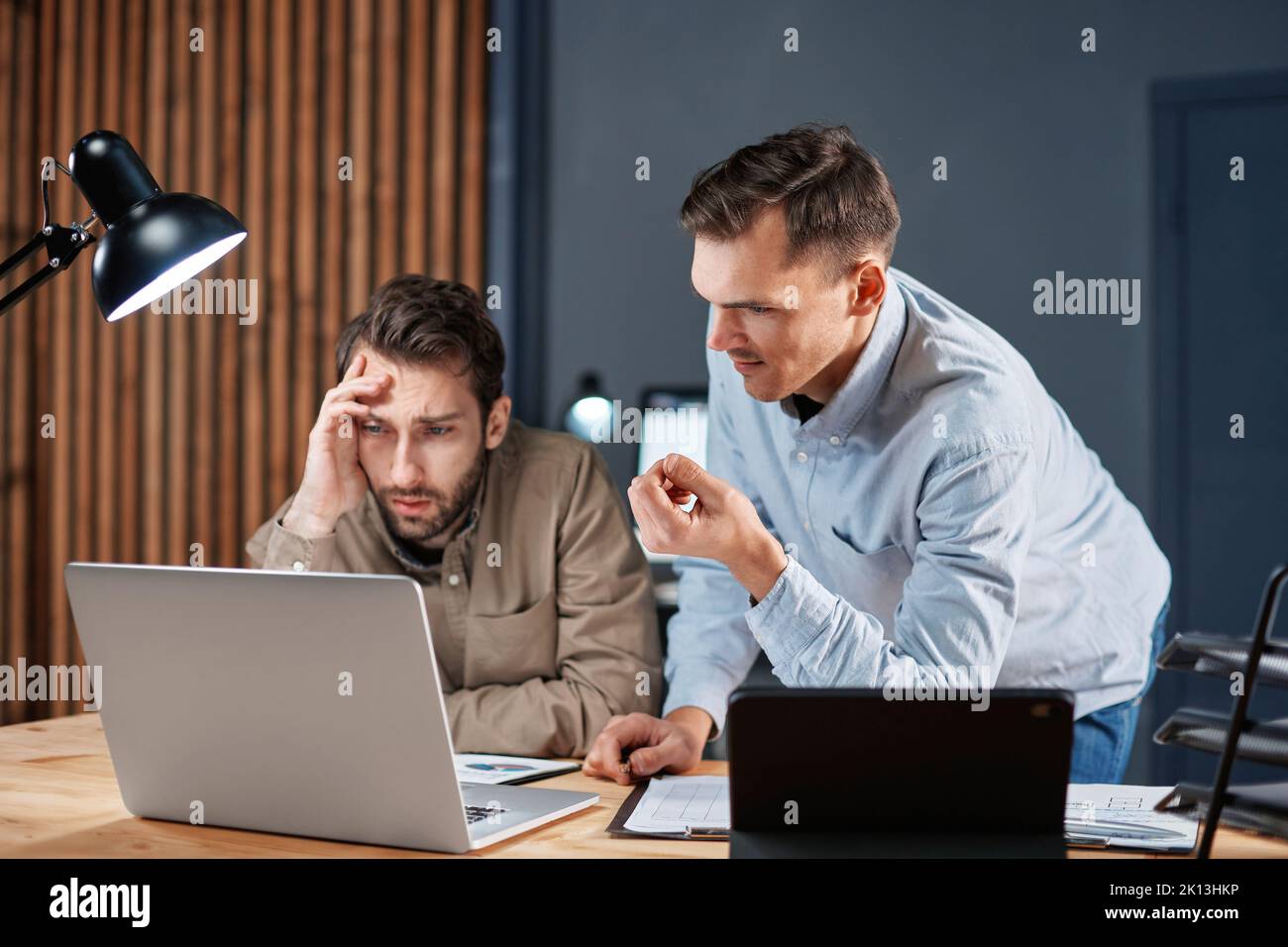 business colleagues discussing ideas for a new project Stock Photo - Alamy