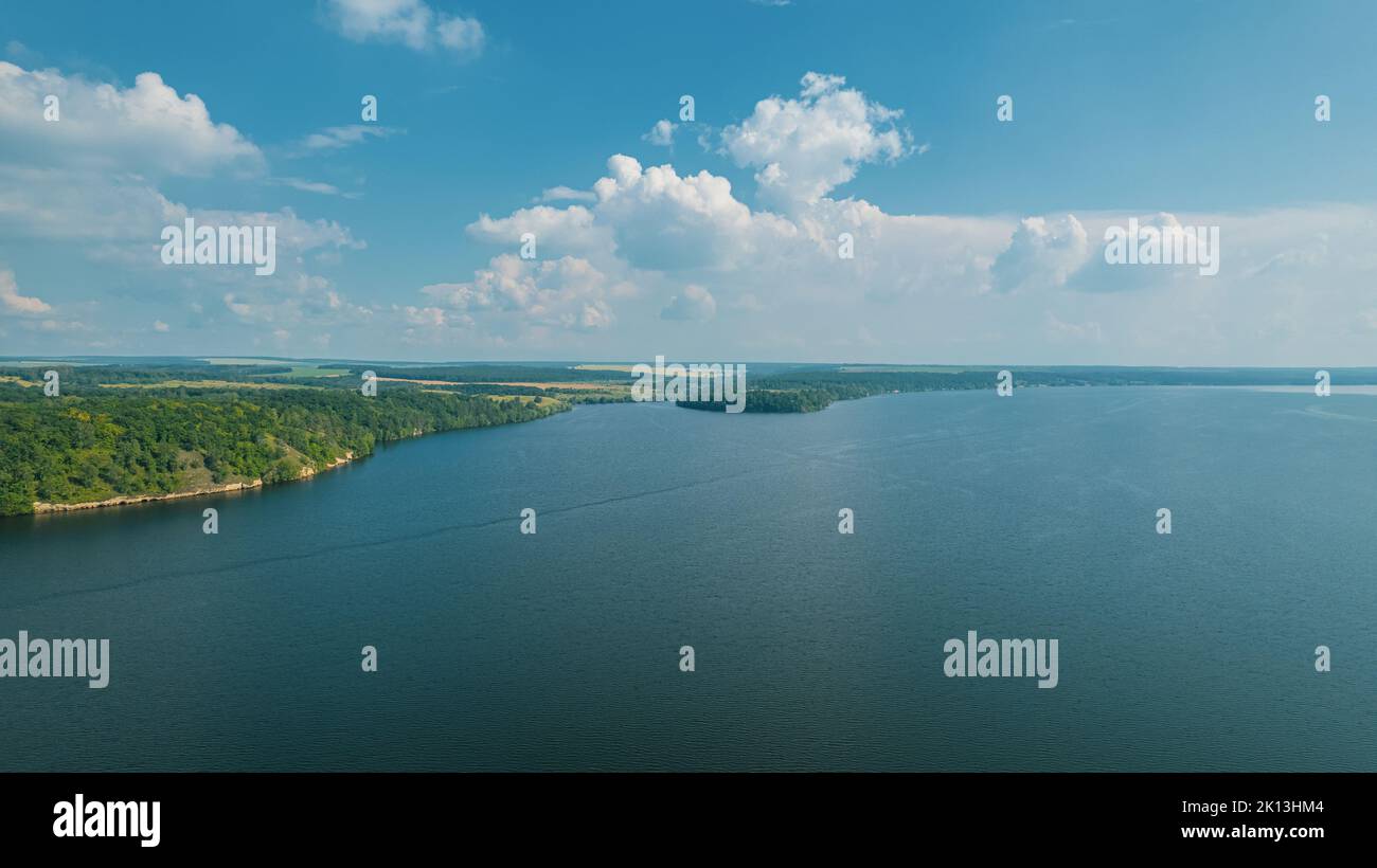 Travel to Russia, the Volga River, Central Russia, Samara Luka. Summer ...