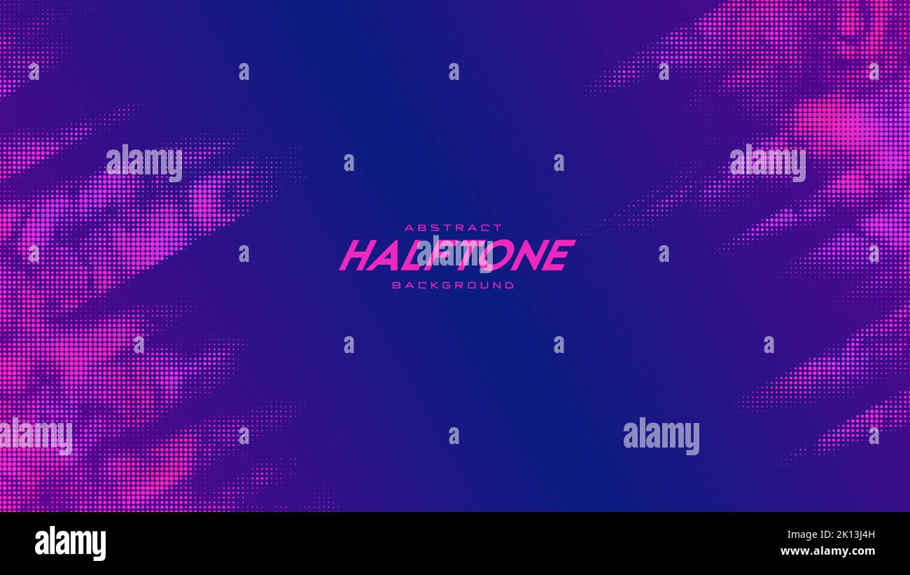 Abstract vector torn monochrome halftone background. Scrathed dotted ...