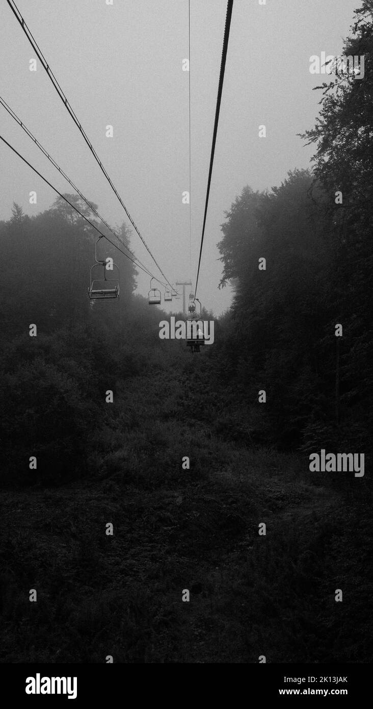 Cable car rail Black and White Stock Photos & Images - Alamy